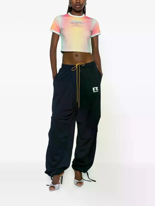 Casablanca Printed Cropped T-shirt