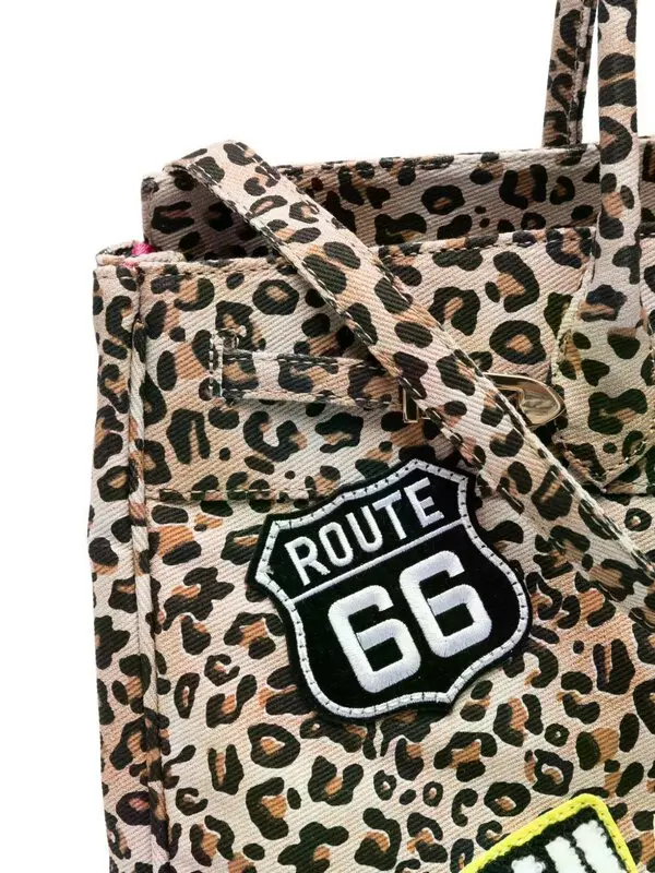 SECRET PON-PON Grace Leopard-print Shoulder Bag