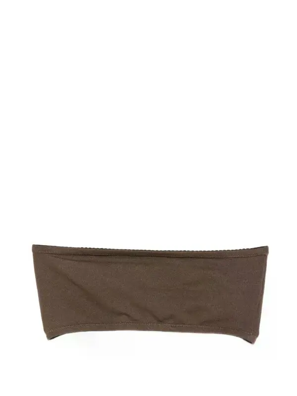 MAISON MARGIELA Square-neck Strapless Top - Brown
