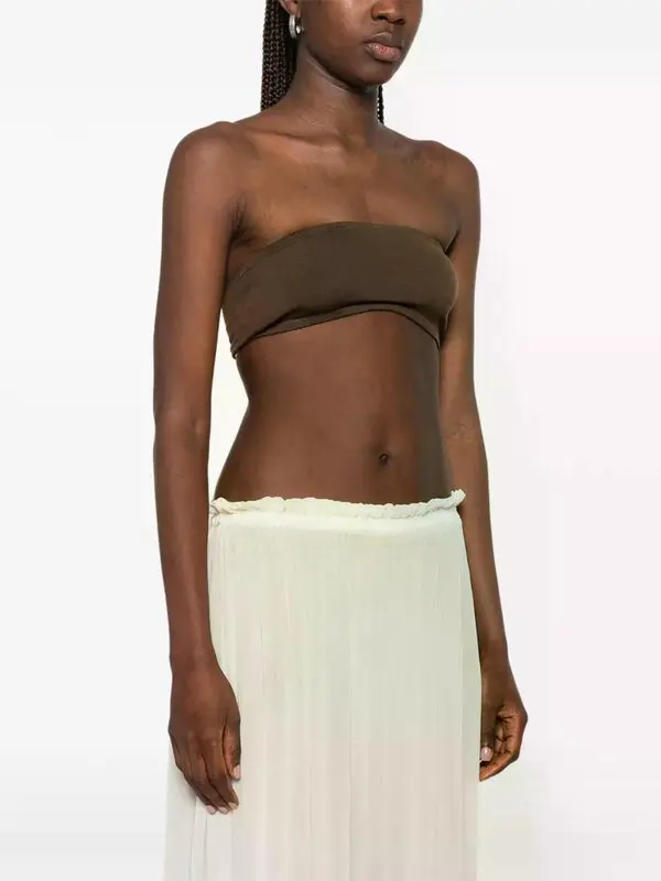 MAISON MARGIELA Square-neck Strapless Top