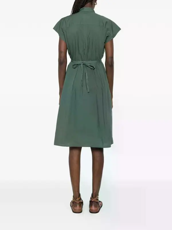 XACUS Mimi Pleated Belted Mini Dress