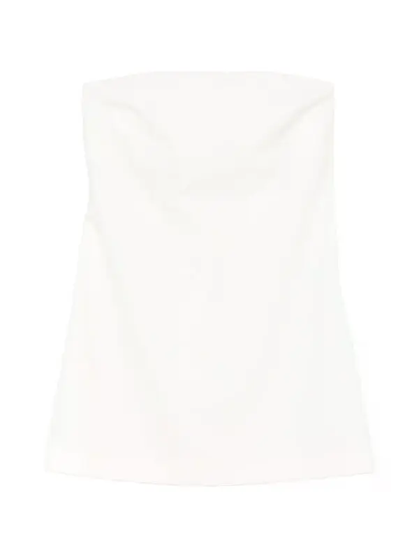 THE M.. Sindy Strapless Mini Dress - Neutrals