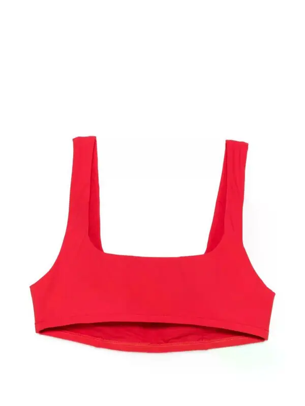 Moschino Lace-up Bikini Top