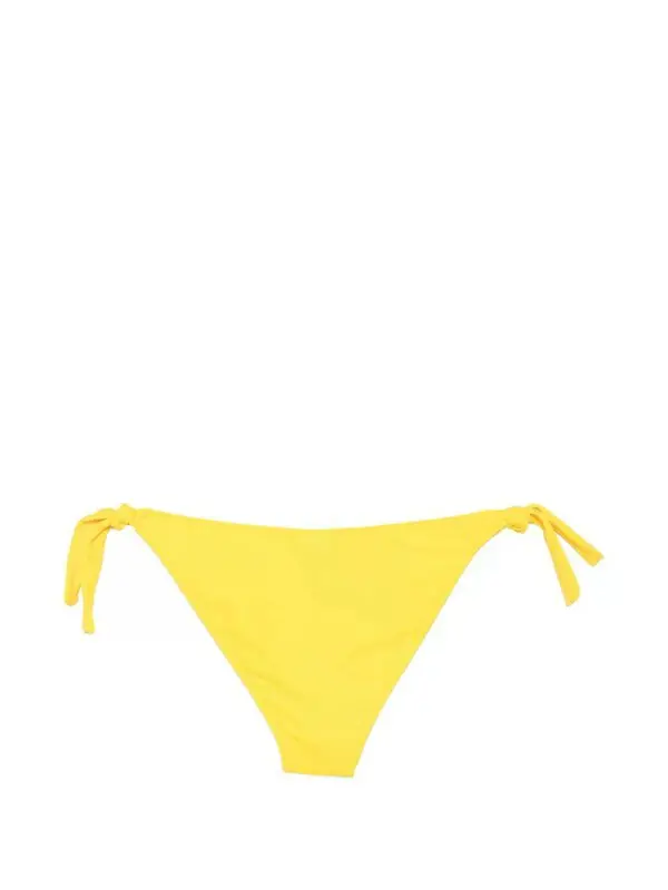 Moschino Lycra Swim Briefs With Ties - Yellow