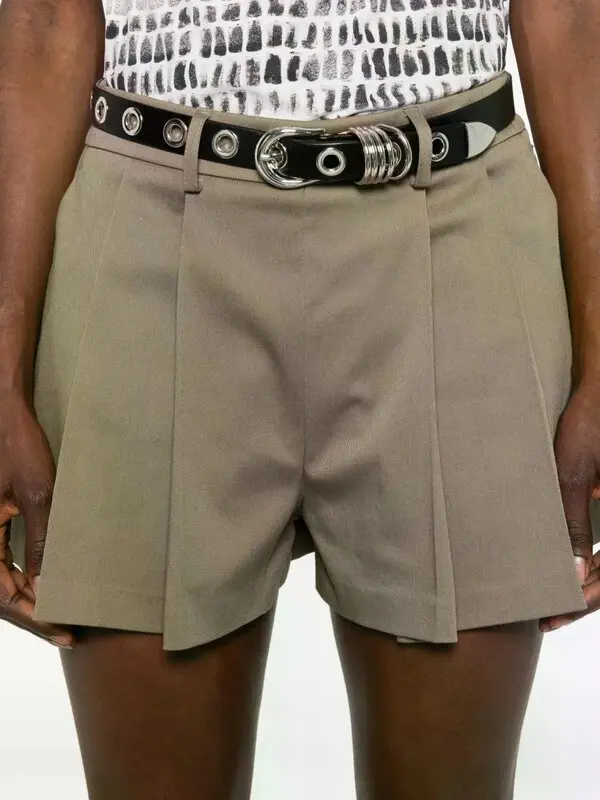NINA 14.7 Tailored Shorts With Pleated Detail