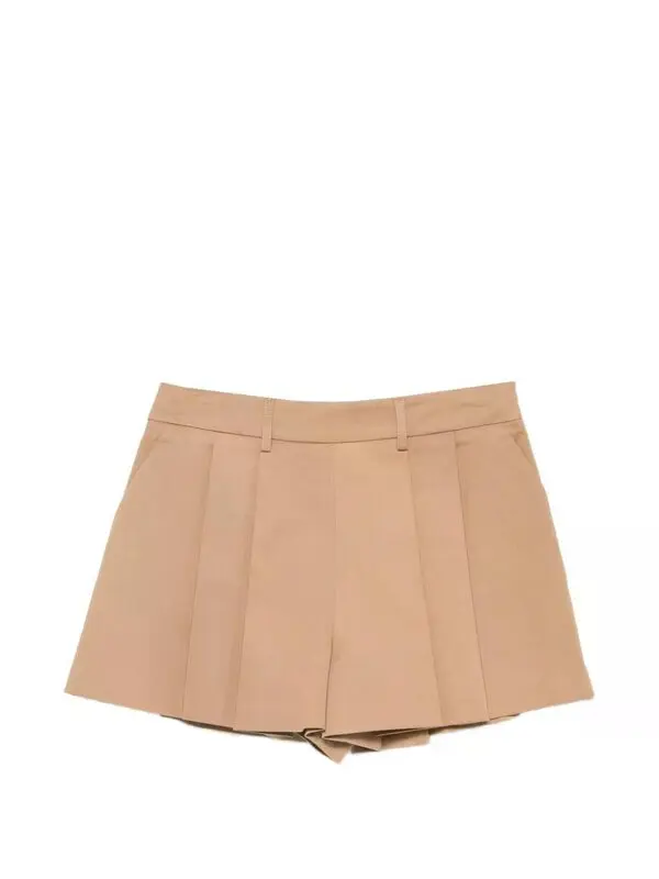 NINA 14.7 Pleated Belt-loop Shorts
