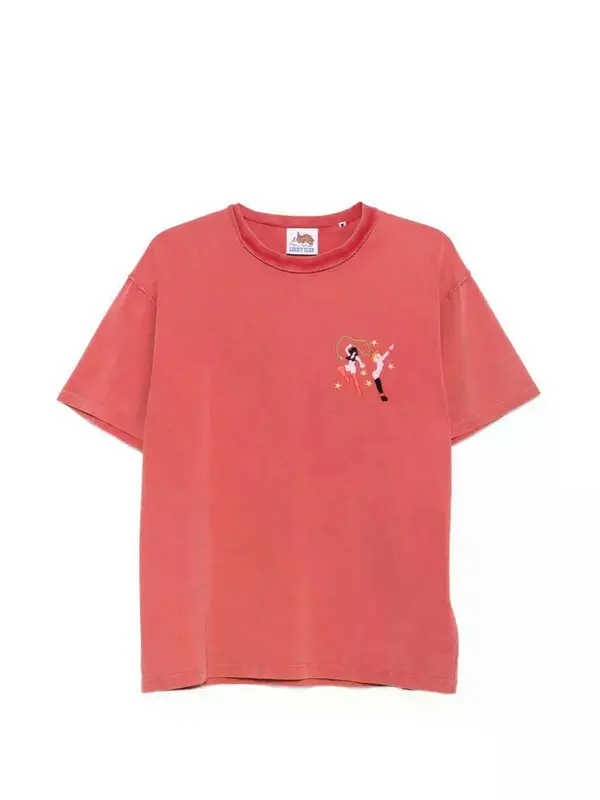 CARNE BOLLENTE Embroidered Detail T-shirt - Red