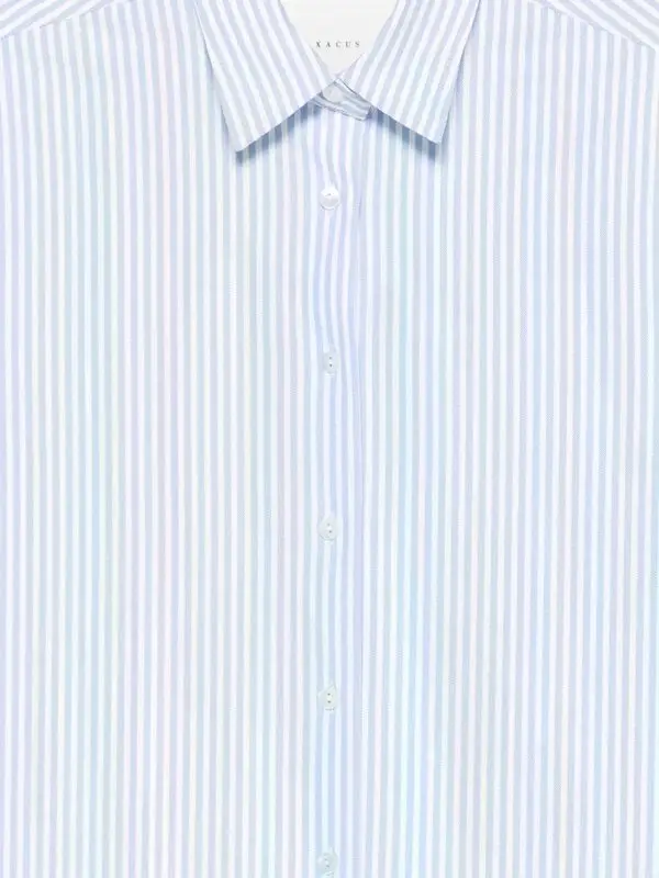 XACUS Marta Striped Long-sleeve Shirt
