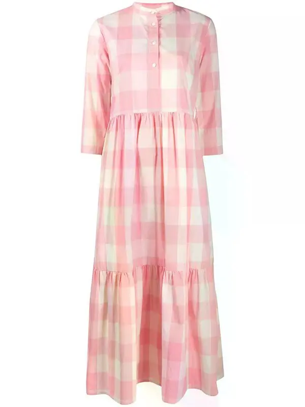Woolrich Check-print Shirt Dress - Pink