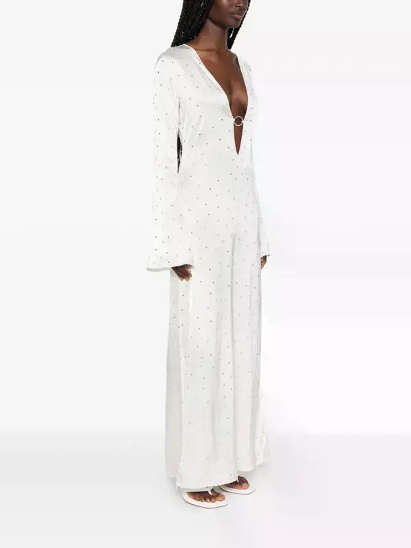 Oseree Crystal-embellished Maxi Dress