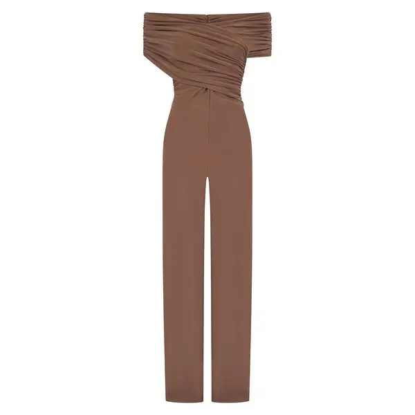 CELESTINE & MAE Muscari Jumpsuit - Brown