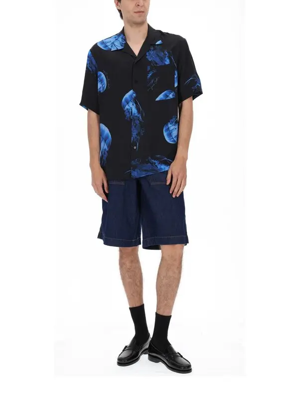 Versace Printed Short Sleeve Shirt