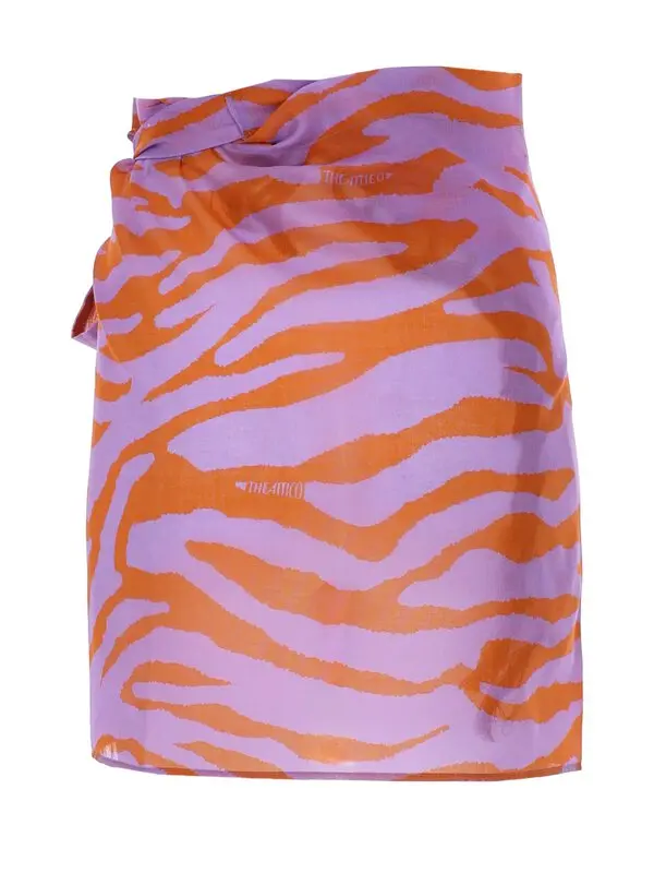 Attico Pareo Con Stampa Animalier