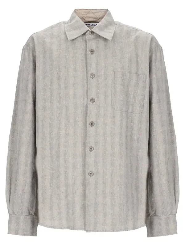 Our Legacy Cotton Linen Blend Shirt