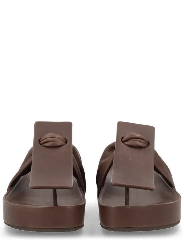 UMA WANG Leather Thong Sandals