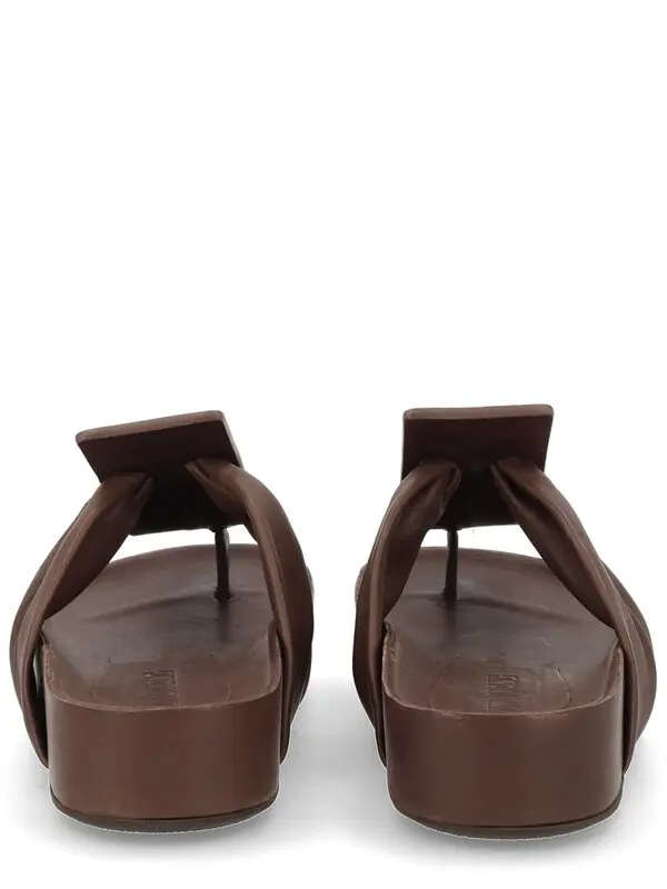 UMA WANG Leather Thong Sandals