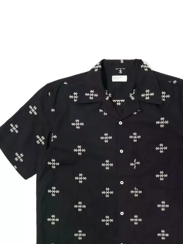 Universal Works Geometric-print Short-sleeve Shirt