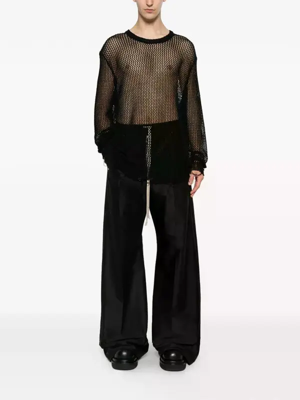 Rick Owens Bela Drawstring Wide-leg Trousers