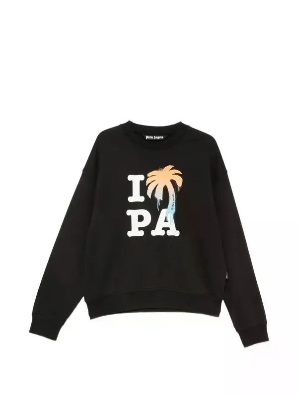 Palm Angels Logo Print Sweatshirt