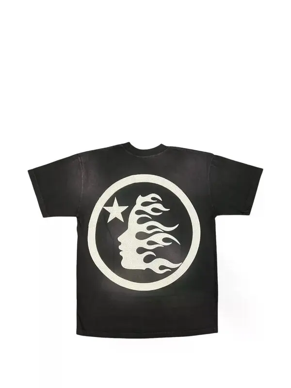 HELLSTAR Rhinestone-embellished Logo T-shirt