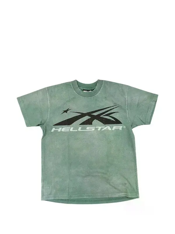 HELLSTAR Rhinestone-embellished Logo T-shirt