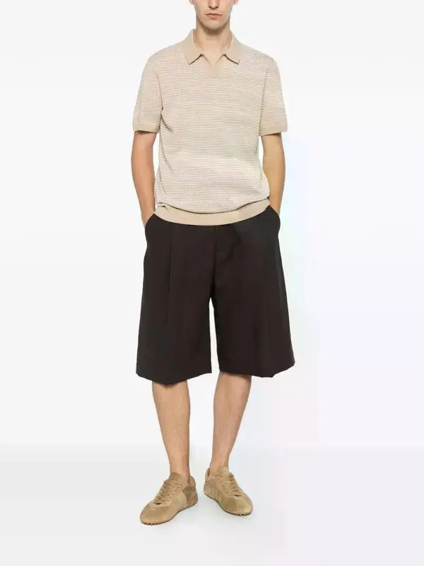 Michael Kors Patterned Knit T-shirt - Neutrals