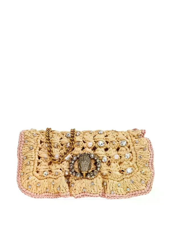 Kurt Geiger Chelsea Ruffled Shoulder Bag - Neutrals