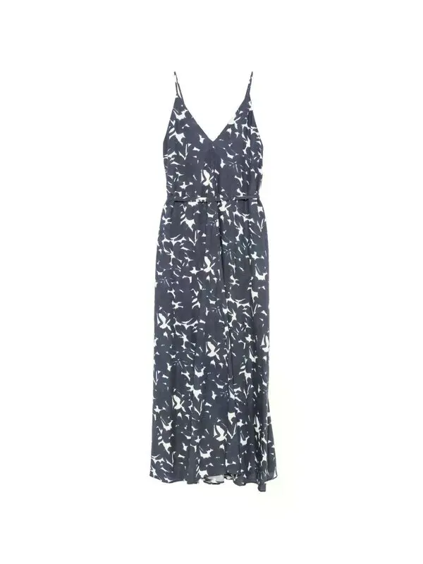 XACUS Amelia Abstract Print Maxi Dress