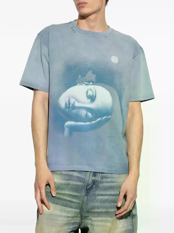 MISBHV Distressed Graphic Print T-shirt