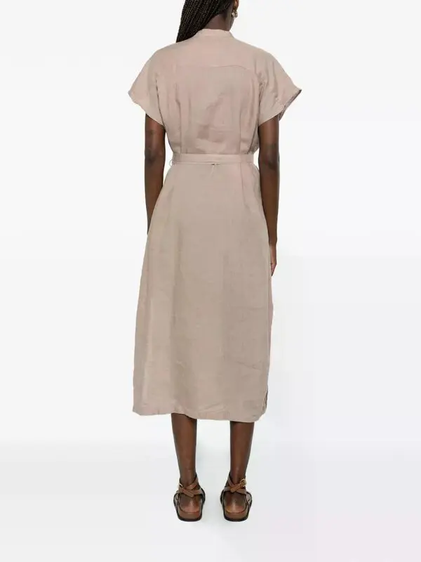 XACUS Nico Belted Midi Dress
