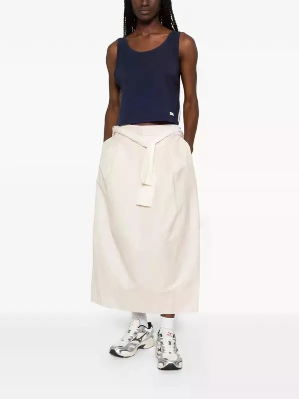 SPORTY & RICH Logo Patch Tank Top