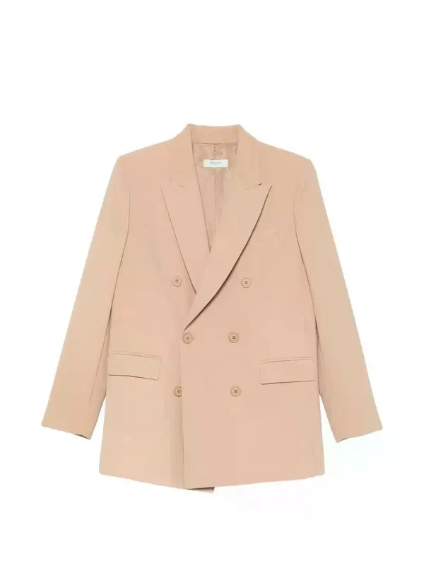 NINA 14.7 Double-breasted Blazer - Neutrals