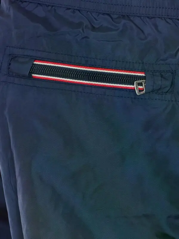 Moncler Logo Patch Swim Shorts