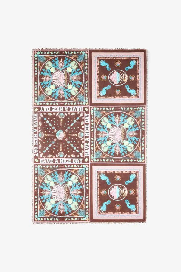 GANNI Pareu Scarf - Mixed