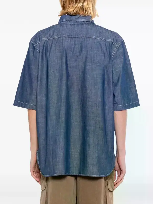 Engineered Garments X Roy Roger's Workwear Chambray Spinnaker Polo Shirt