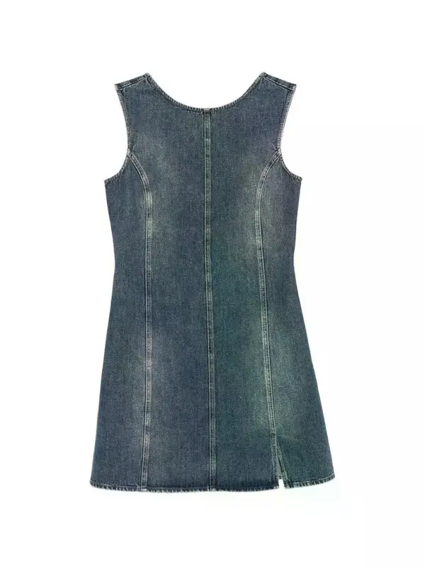 Our Legacy Sleeveless Faded Effect Mini Dress - Blue