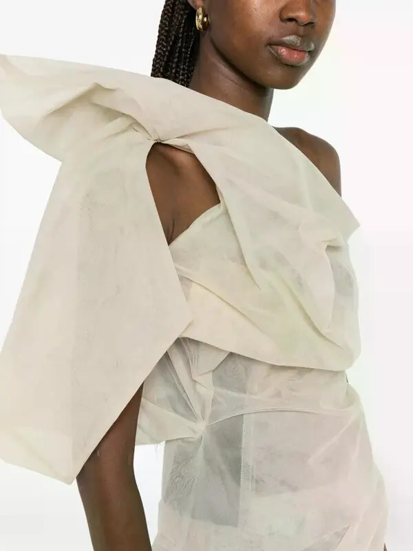 Rick Owens Draped One-shoulder Top