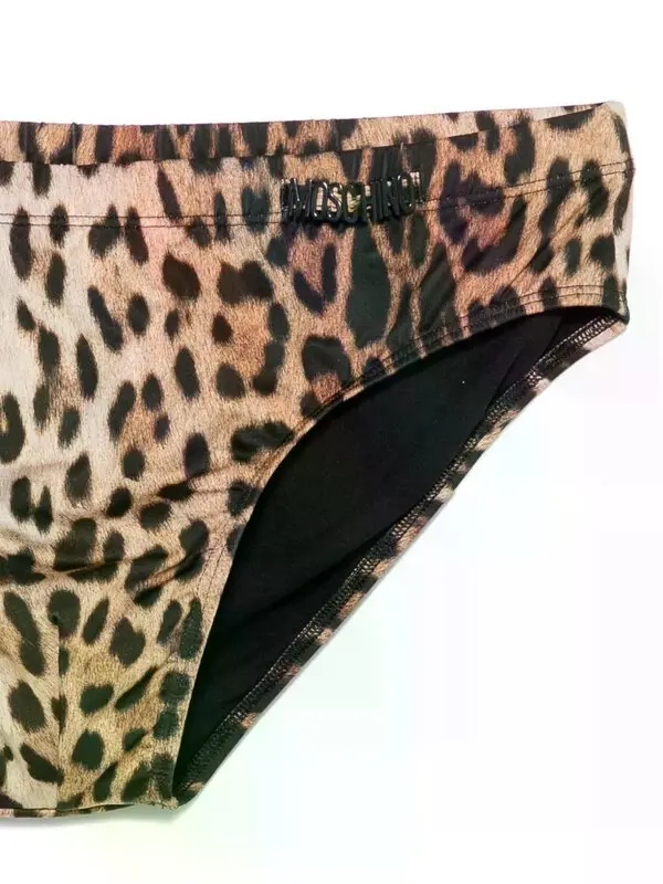 Moschino Leopard-print Swim Trunks
