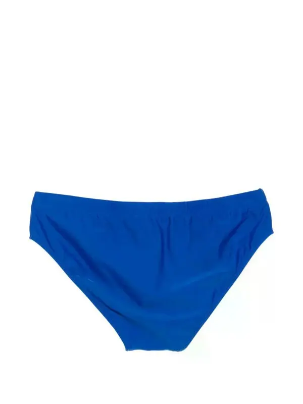 Moschino Plaque Drawstring Swim Trunks