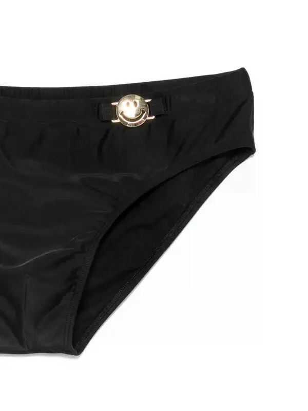 Moschino Smiley Plaque Swim Trunks