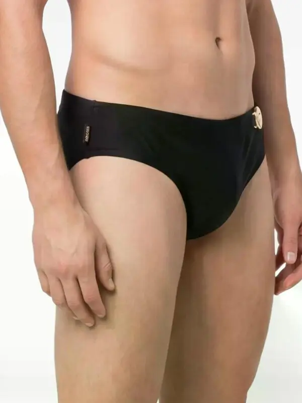 Moschino Smiley Plaque Swim Trunks