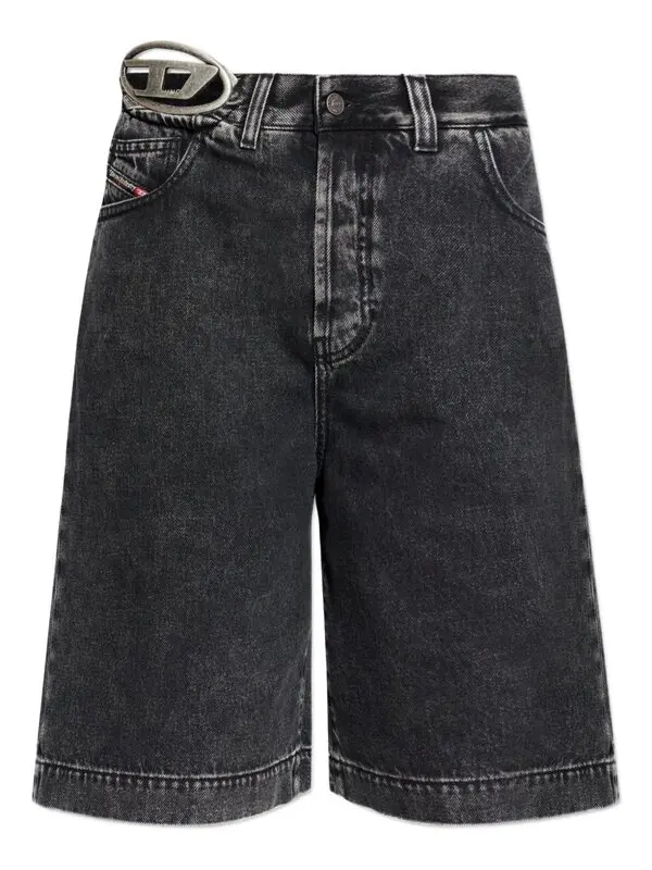 DIESEL® Denim Bermuda Shorts - Black