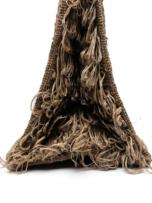 IBELIV Onja Bag Woven Raffia Tote - Beige