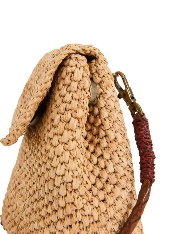 IBELIV Zaz Raffia Backpack