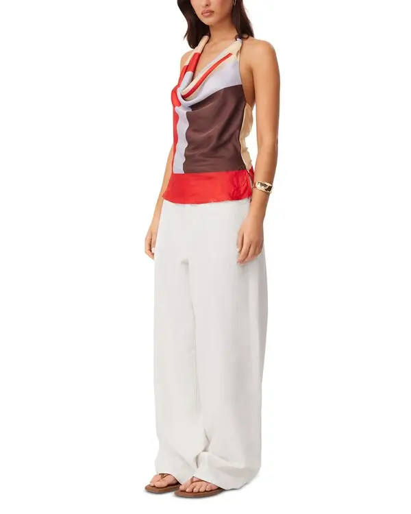 SNDYS. Junie Halter Top - Multi Stripe