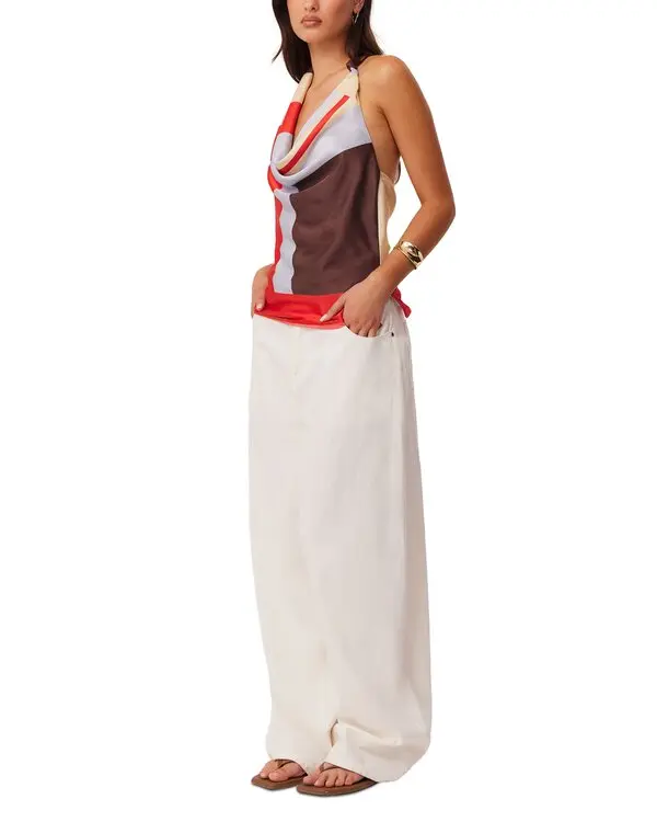 SNDYS. Junie Halter Top - Multi Stripe