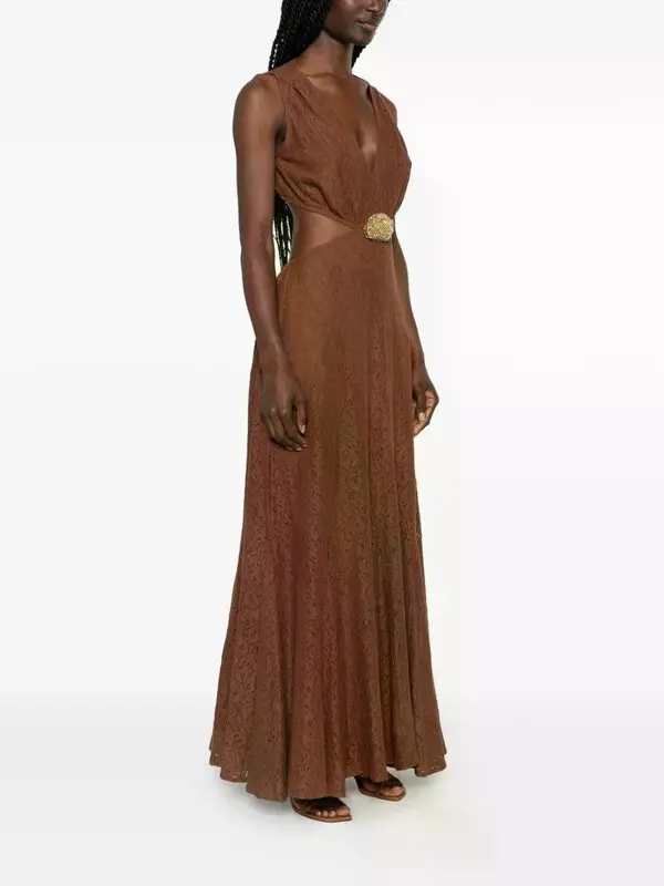 Sundress Edvige Lace-patterned Maxi Dress