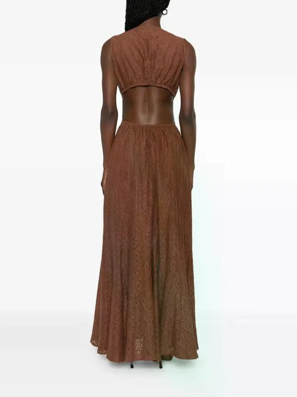 Sundress Edvige Lace-patterned Maxi Dress