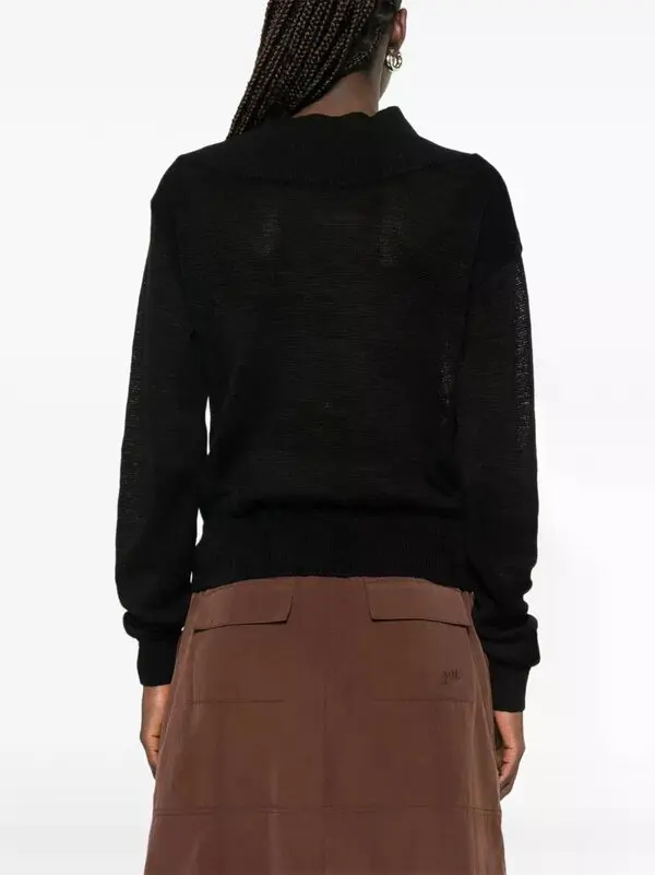 Paloma Wool Soto Funnel-neck Fine-knit Sweater