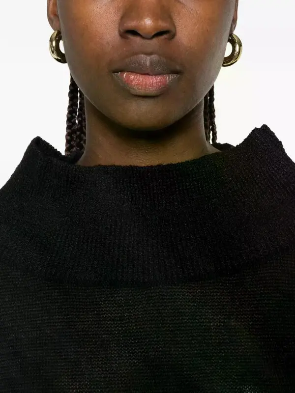 Paloma Wool Soto Funnel-neck Fine-knit Sweater